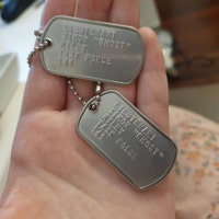 Simon 'ghost' Riley US Military Dog Tag Set - Etsy