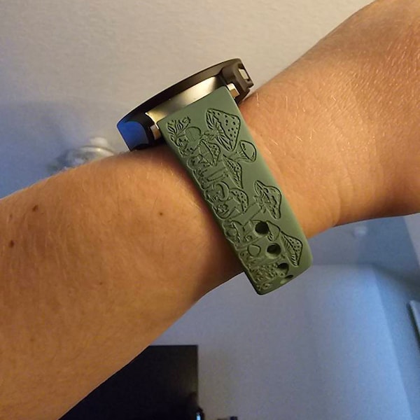 Mushroom Watch Band Fungus Watch Band Plant Watch Band Silicone Band ...