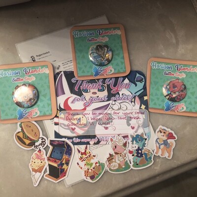 Horizon Islanders Animal Crossing Button Set of Seven - Etsy