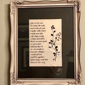 Red Hair Gift for Daughter Poem for Girl With Red Hair Redhead Gifts - Etsy