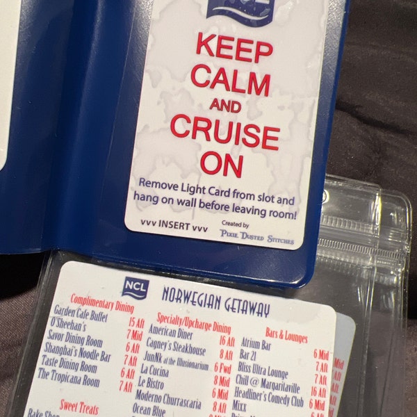 NCL Cruise Gift Set: Deck Locator® and Light Card® - All Ships ...