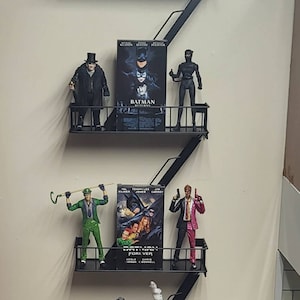 Action Figures Superheros Display Shelves Floating Cool Unique Shelf ...