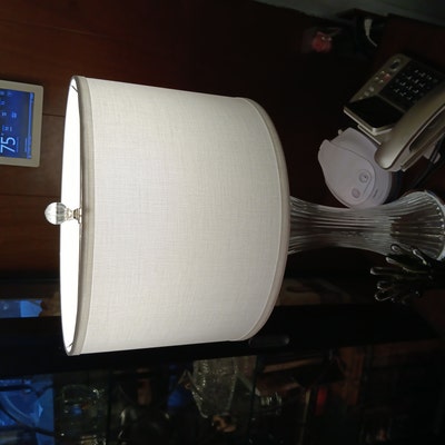 Lamp Shade Adapter clips Onto Bulbs No Harp Needed, Choice of Round ...