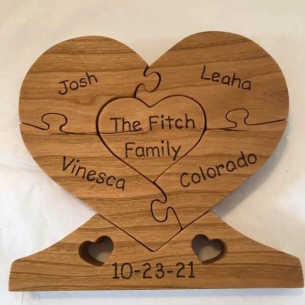 Family Unity Puzzle for Multiple Generations—blended Unity—size Varies ...