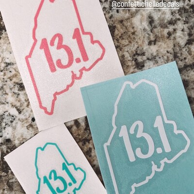 Half Marathon Decal Sticker Texas Decal Sticker - Etsy