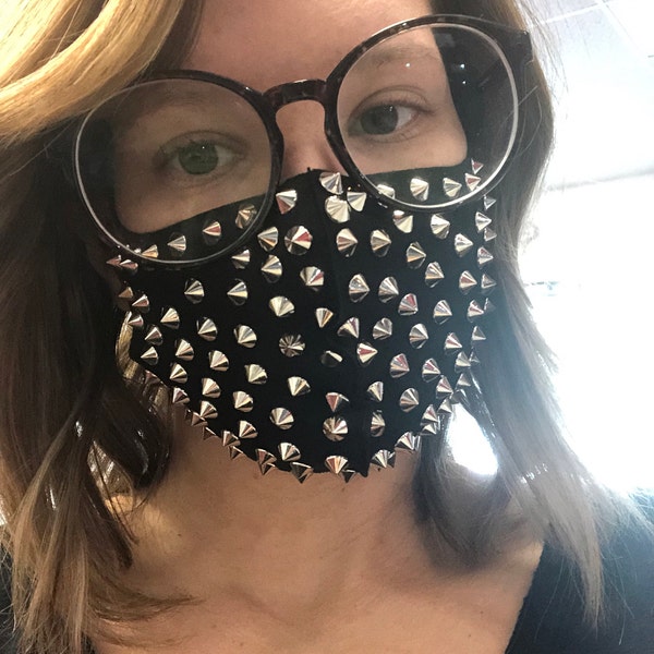 Studded Face Mask | Spike Face Mask | Made in the USA | Lightweight ...