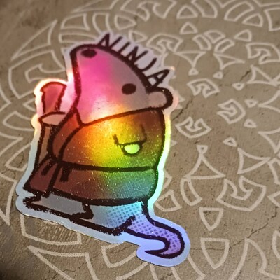 RAT Stickers Waterproof Holographic Stickers, Rat Sticker, Derpy ...