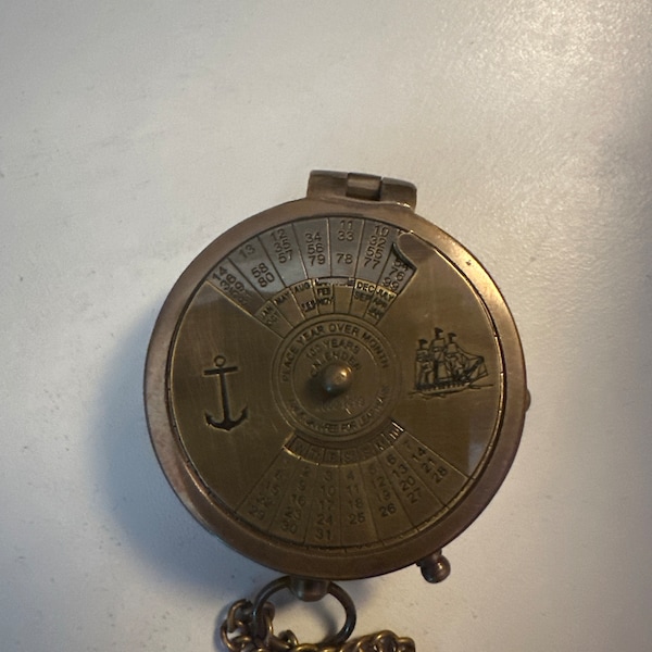 Personalized off Grid Calendar 100 Year Perpetual Cycle Compass Pocket ...