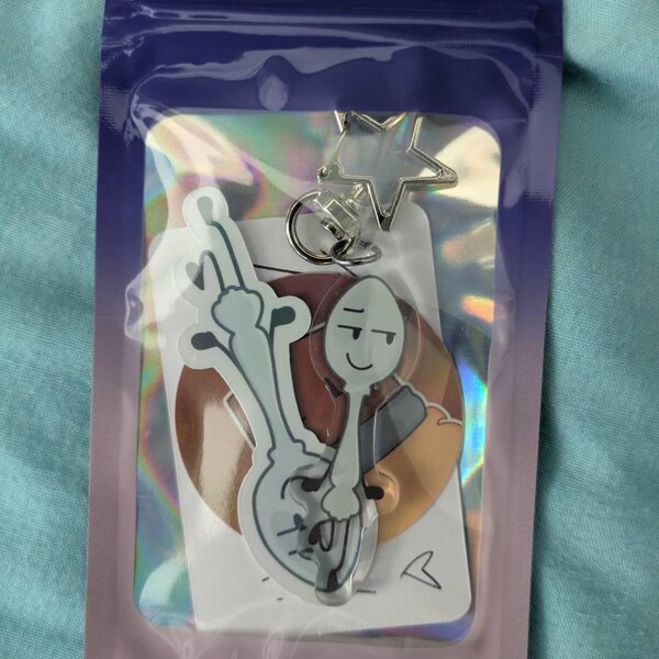One Double-sided Keychain - BFDI: TPOT - Object Show - Etsy
