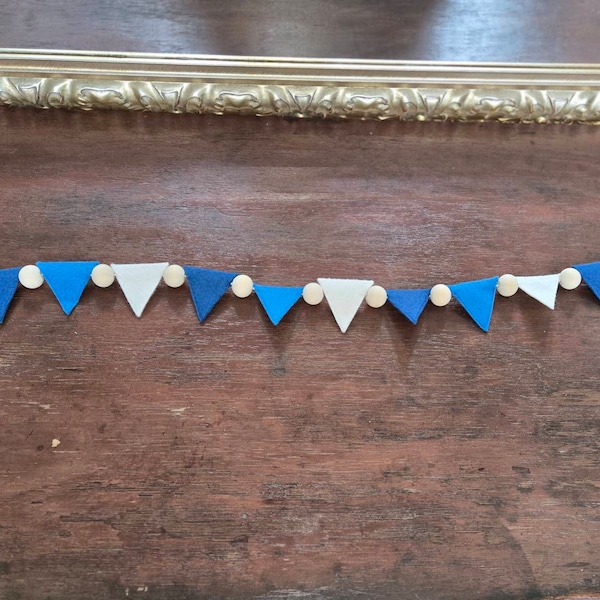 Mini Felt Triangle Banner for Nursery Decor - Party Scandi Garland ...
