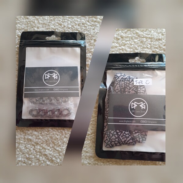 Metal Chain Shoe Laces Lace Locks for Air Jordan 1 LBJ Kobe KD Dunk SB ...