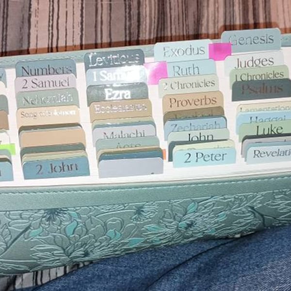 Melted Rose Gold Foil Bible Tabs Bible Journaling Bible Accessories ...