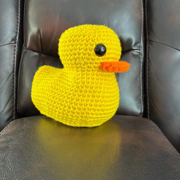 Huge Duck Amigurumi Crochet Pattern, Rocking Chair, Big Stool, Play Toy ...