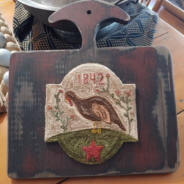 Primitive Punch Needle Kit ~ Sheep With Fall Banner ~ Needle Punch ...