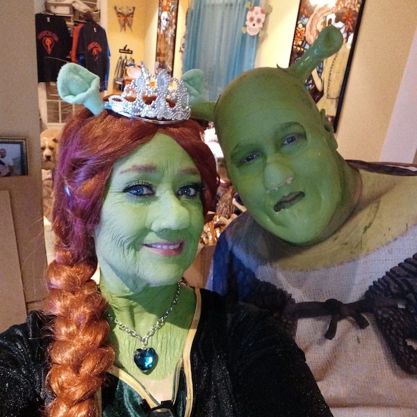 Shrek the Musical - Theatrical Makeup Foam Latex Shrek Mask Prosthetic ...