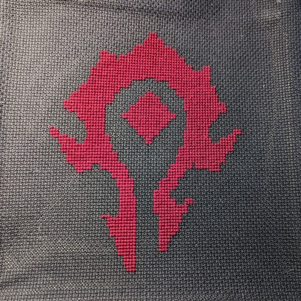 Alliance Cross Stitch Pattern, World of Warcraft Cross Stitch Pattern ...