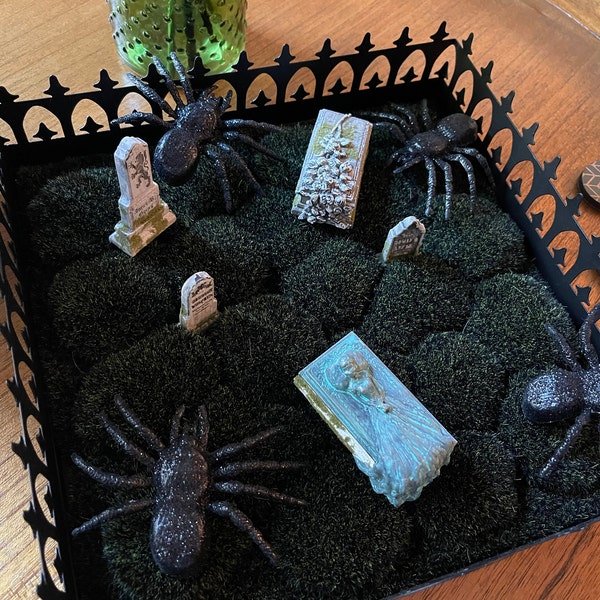 Miniature Distressed Tombstone Cemetery Crypt Girl - Etsy