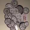 Clock Stickers, Vintage Style Clock Face Stickers for Your Journal ...