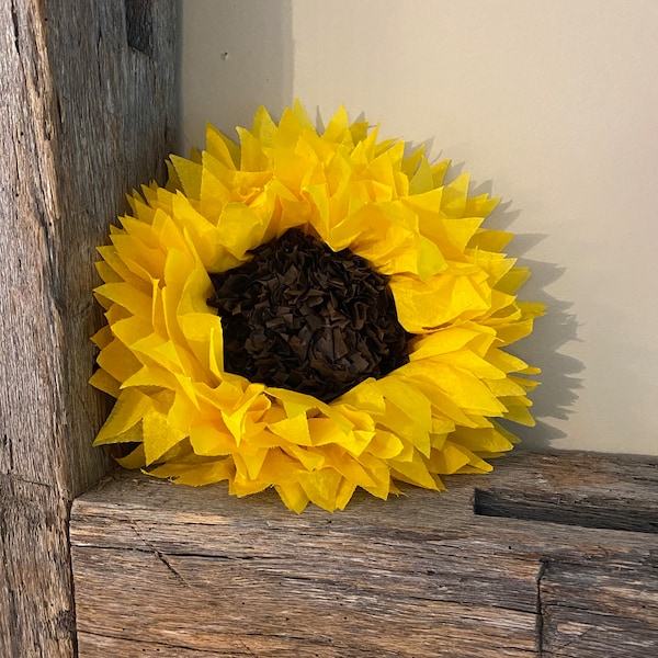 Tissue Paper Sunflower Backdrop for Mother’s Day Brunch, Bridal or Baby ...