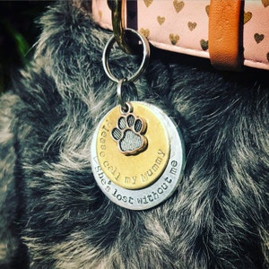 Dog Tag I'm Lost Dog Tag Call My Mummy Dog Tag I'm Lost Pet Tag ...