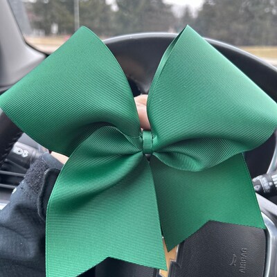 Gold Rhinestones Cheer Bow Gold Glitter Cheer Bow Competition Cheer Bow ...