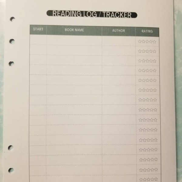 Printable Reading Log. Reading Tracker. Books I've Read. Book Log - Etsy