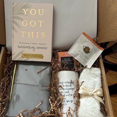 Go for It Inspirational Box for Women, Dreamy Hygge Gift Basket ...