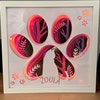 3D Cat Paw Shadow Box SVG, Multi - Layered Laser Cut Files - Etsy