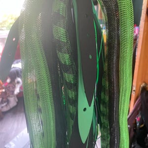 Cyberlox Dread Goth Red Black Redweb Metallic Hair Falls - Etsy