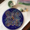 Ceramic Triskelion Finger Labyrinth Plate Size- Meditation Prayer Art ...