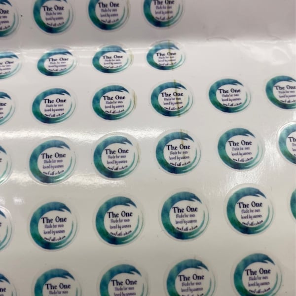 Personalized Clear Stickers Labels, Round Custom Stickers With Text or ...