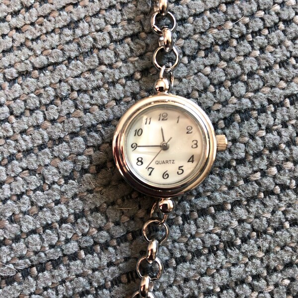 Silver Watch Face for Bracelet Watch, DIY Jewelry Craft Making, Round ...