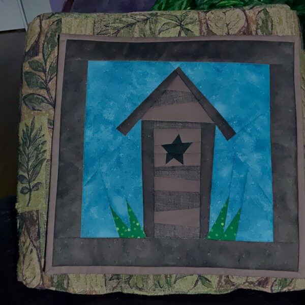 OUT HOUSE Paper Piece Block Pattern in PDF - Etsy