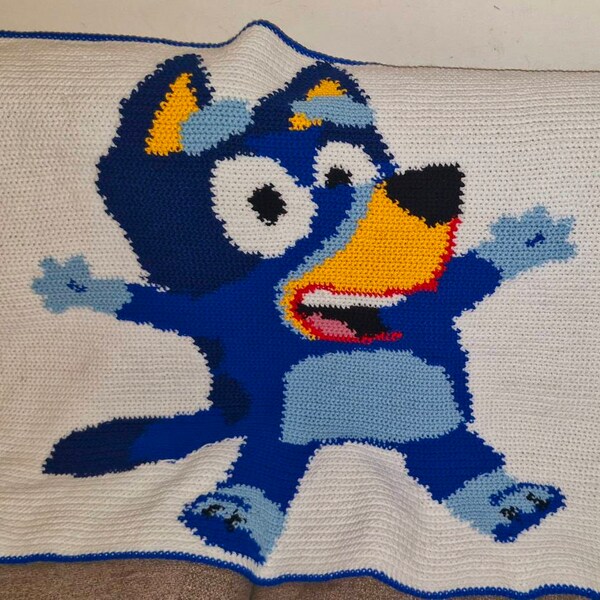 Bluey Blanket Crochet Pattern Digital Download - Large - Etsy