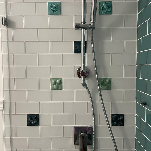 In Stock in Three Glazes -- 6x6 Sun Accent Tile, Kitchen Tile ...