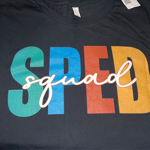 SPED Squad T-shirt, Special Education Shirt, Special Ed Gift, SPED ...