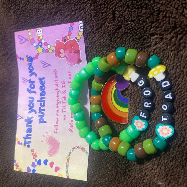 Matching S'mores Friendship Bracelets for Three Best Friends: Chocolate ...