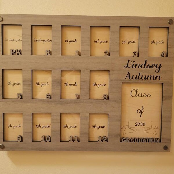 Personalized School Photo Frame - Etsy