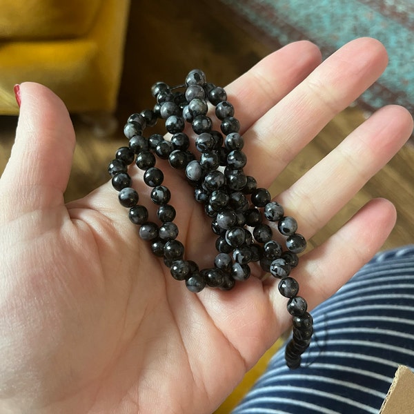 AAA Indigo Gabbro 4mm 6mm 8mm 10mm Round Beads Aka Mystic Merlinite 15. ...