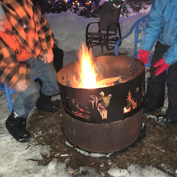 Personalized Fire Pit Rings | Fire Pit | Custom Fire Pits | Outdoor ...