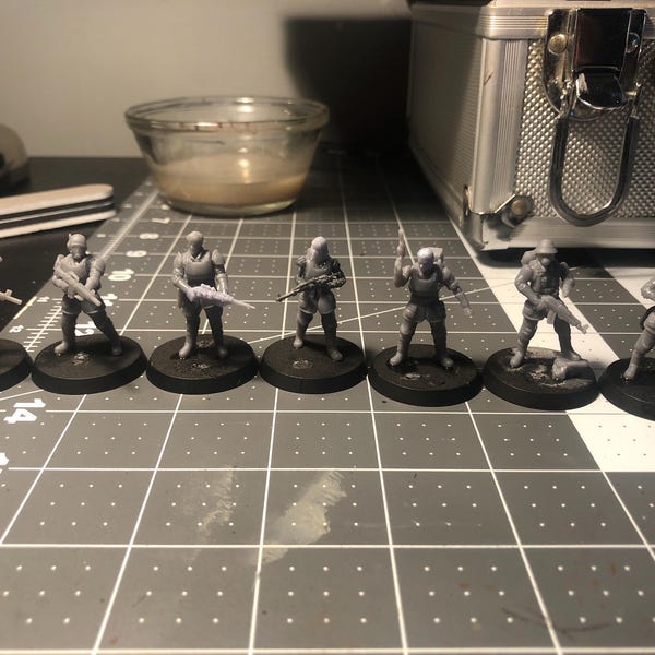 Automated Turret (nuke World) 32mm Scale | Proxy Mini for Wargames IE ...