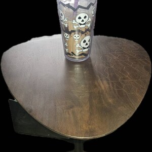 Handmade Blue Glass Mosaic Unique Round Table for Living Room Decor ...