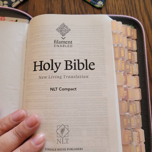 Mini Elevated - Rose Gold Foil Bible Tabs - Standard & Catholic ...
