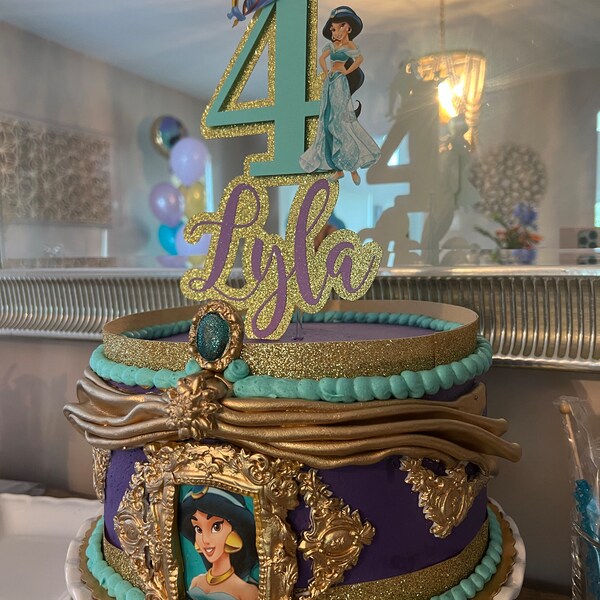 Princess Cake Topper, Number Cake Topper - Etsy Canada