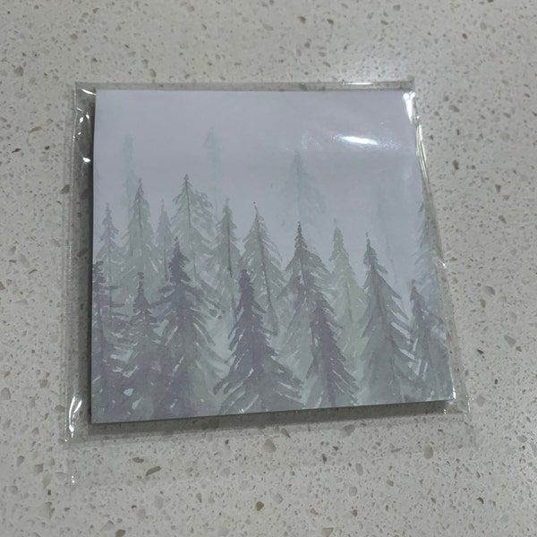 Forest Printable Stationery Paper / Trees Printable Stationary Paper ...