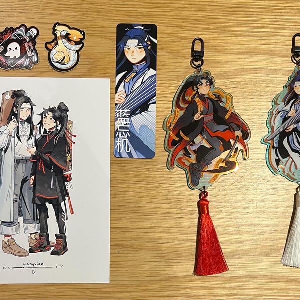 Wangxian Bag Charms / Shrine Charm - Lan Zhan Wangji Wei Ying Wei ...
