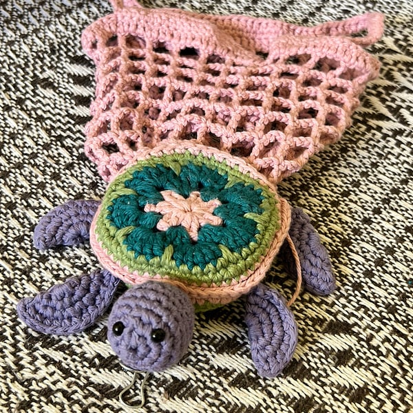 Foldable Turtle Bag - PDF Crochet Pattern - Etsy