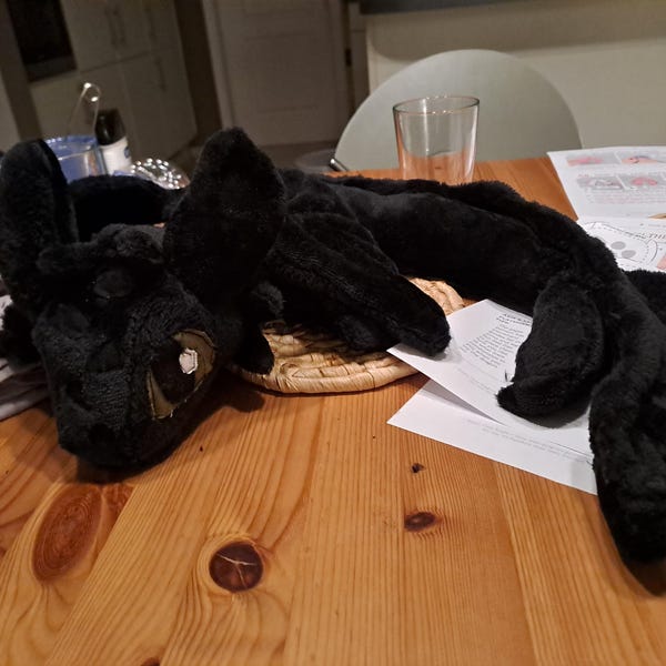 Neck Dragon Plush Sewing Pattern .pdf Tutorial Posable Wearable ...