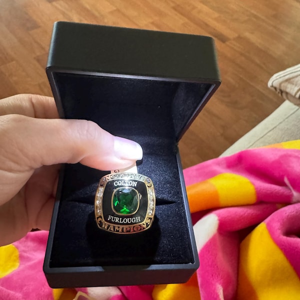 Custom Text and Color Championship Ring - Football, Baseball ...
