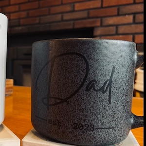 Dad Coffee Cup, Dad Mug, Dad Established 2022 2023 2024, New Dad Gift ...